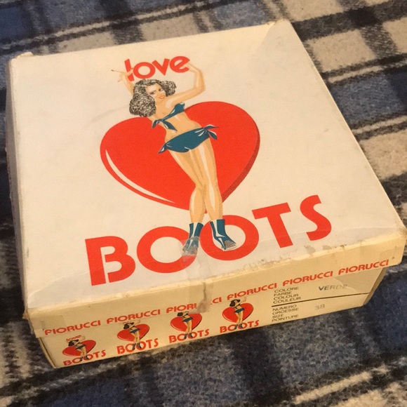 Fiorucci | Shoes | Fiorucci Vintage Green Booties | Poshmark